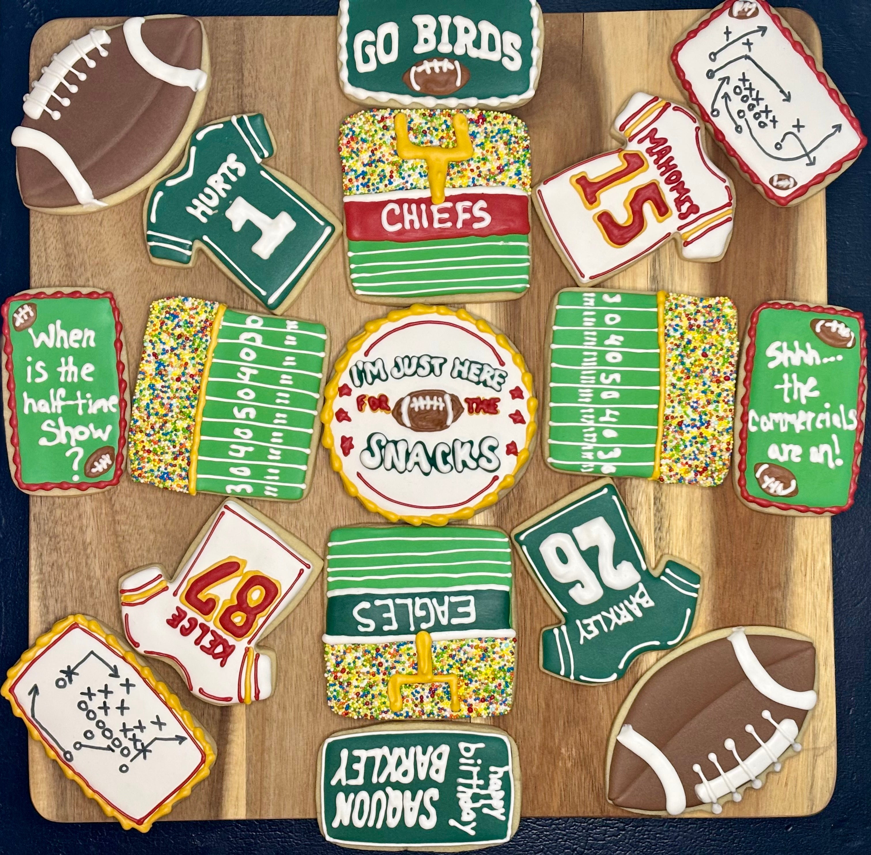 Super Bowl Sugar Cookies | Always Sonny Baked Goods LLC